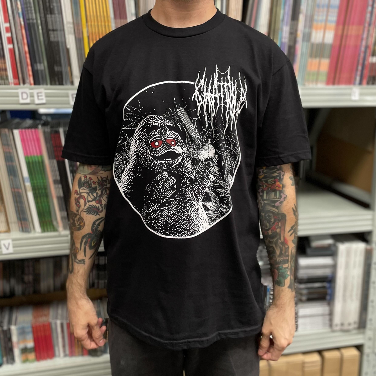 Chat Pile - "Grim Guy" T-Shirt – Imprint Merch