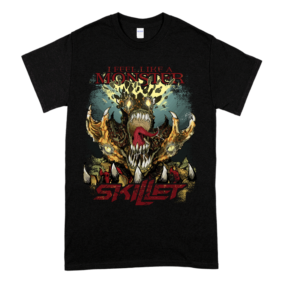 Skillet Exploding Head T Shirt Imprint Merch