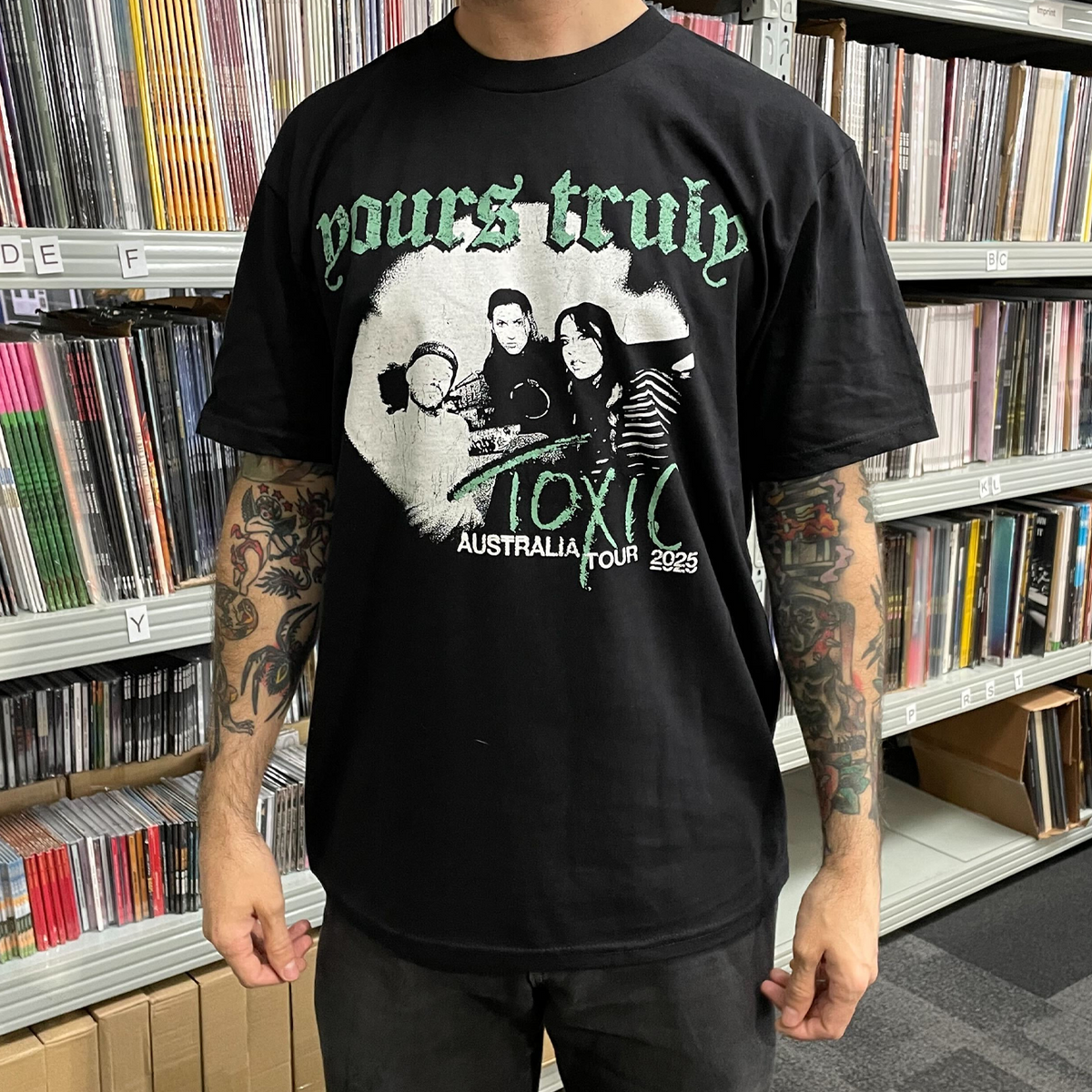 Yours Truly "Toxic 2025" Tour T-Shirt – Imprint Merch