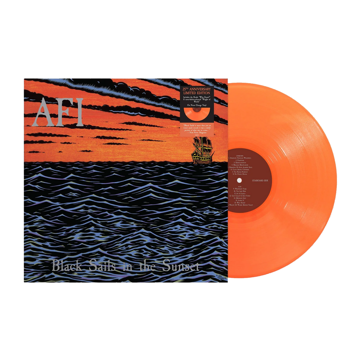 AFI - "Black Sails In The Sunset" LP – Imprint Merch