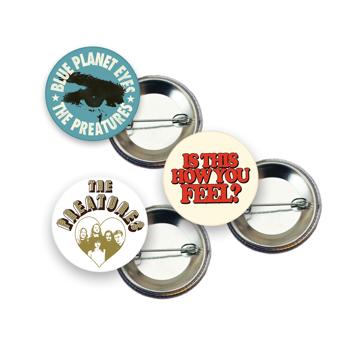 The Preatures "Blue Eyes" Pin Pack – Imprint Merch