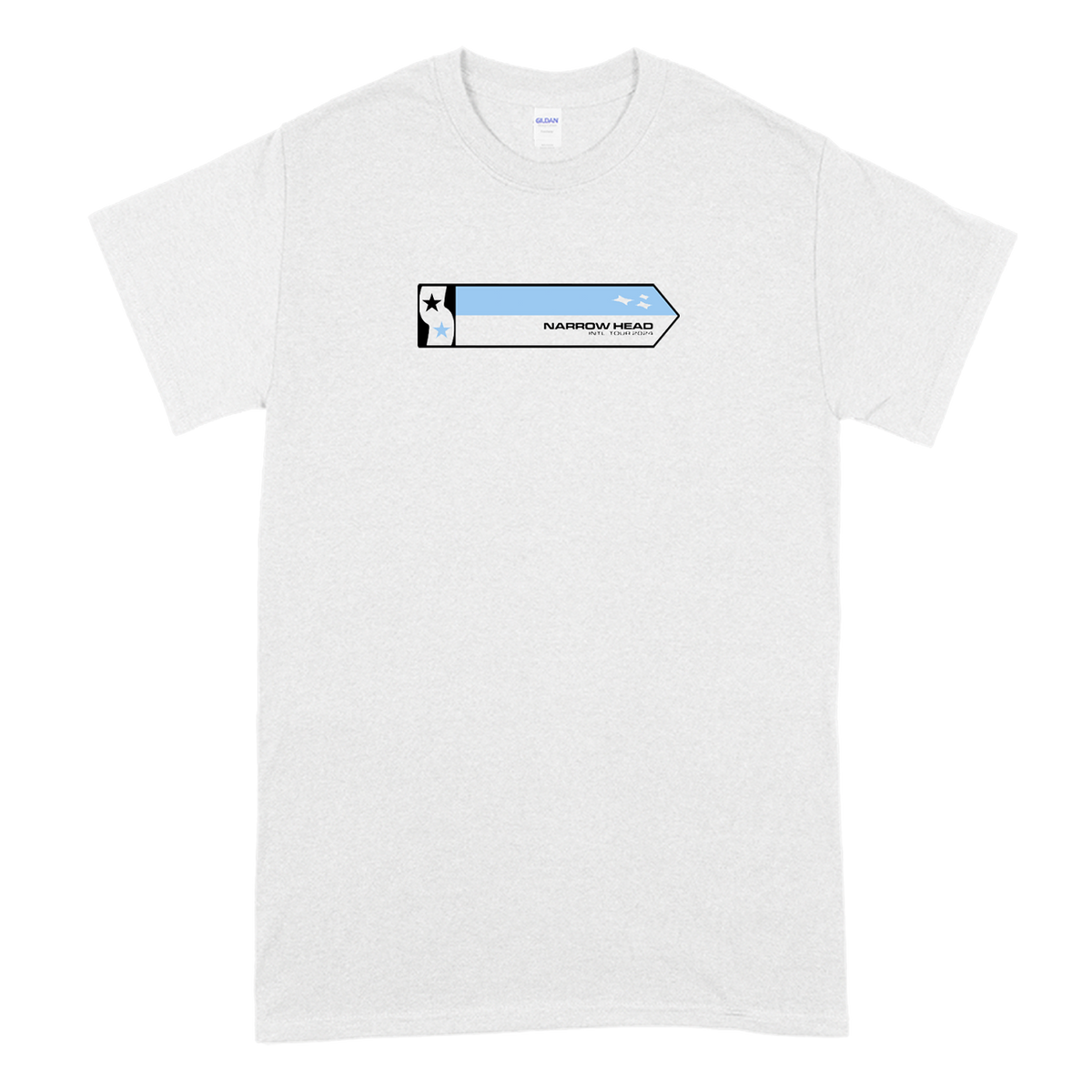 Narrow Head - "Blue Bar" T-Shirt – Imprint Merch