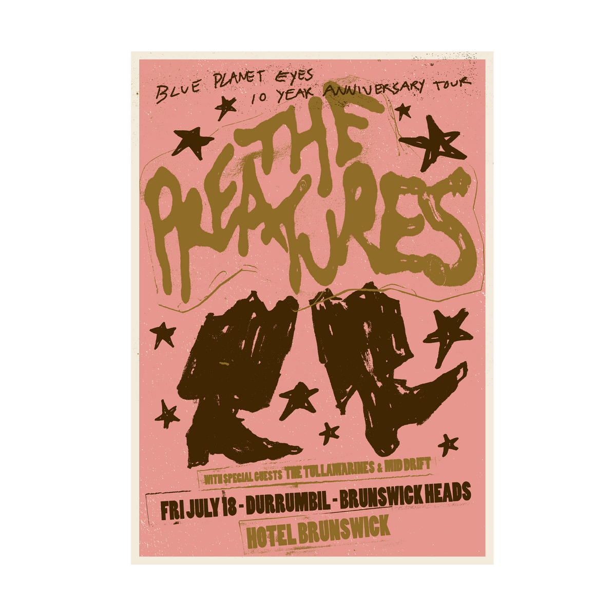The Preatures "Brunswick Heads" Tour Poster – Imprint Merch