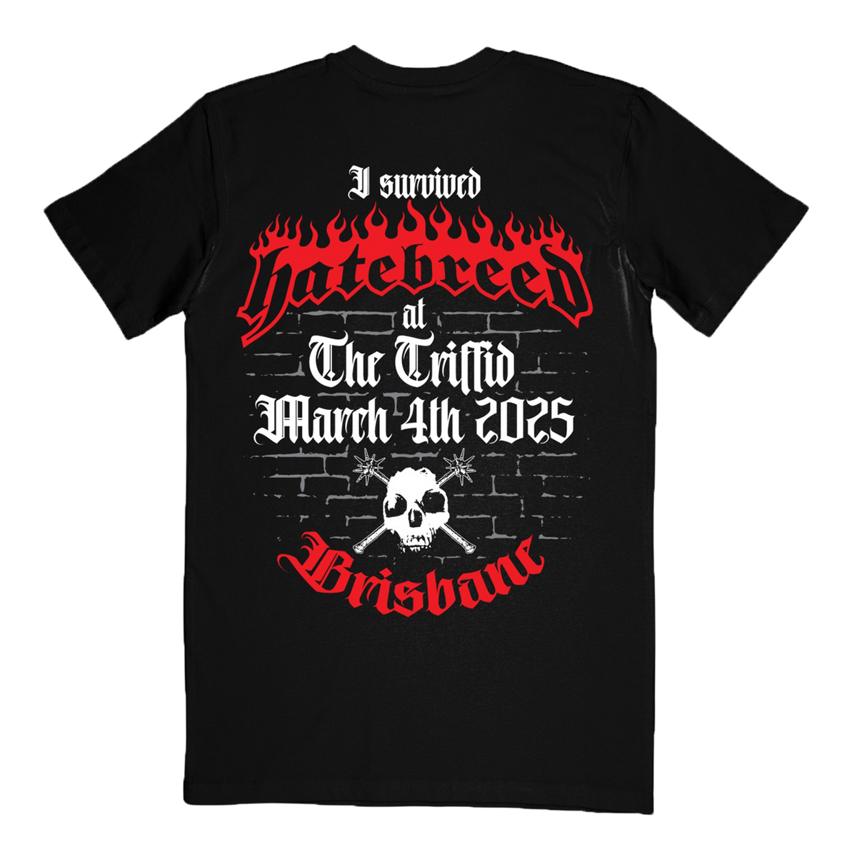 Hatebreed "Die Hard Brisbane" T-Shirt – Imprint Merch