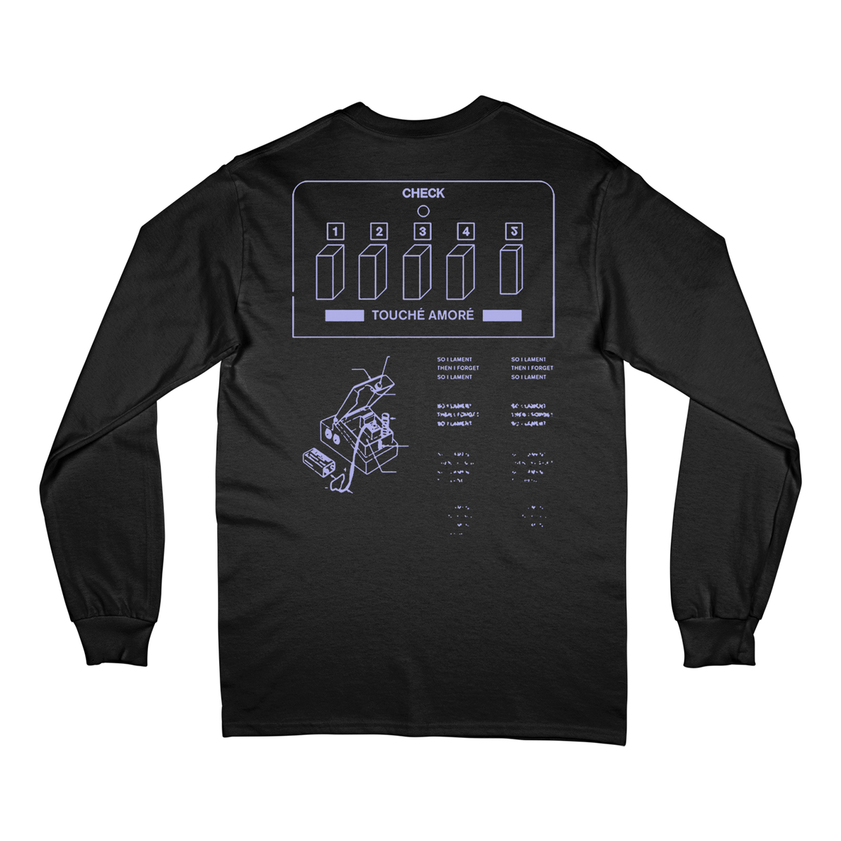 Touché Amoré - "Dimension" L/S T-Shirt – Imprint Merch