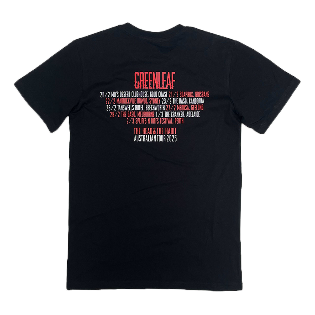 Greenleaf "Red Tour" T-Shirt – Imprint Merch