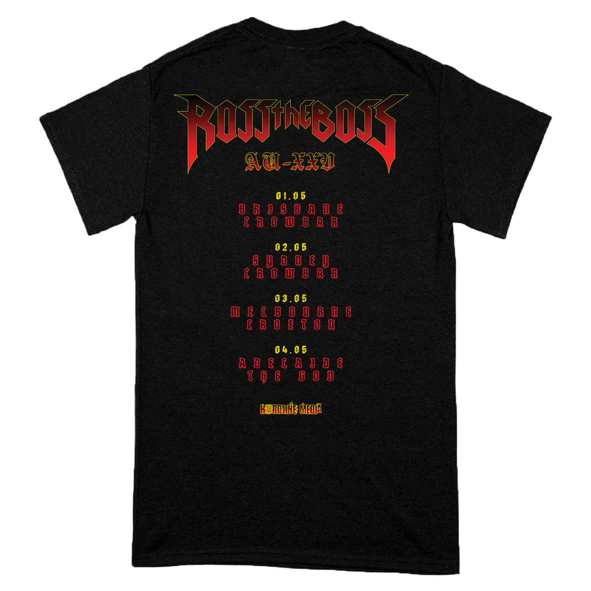 Ross The Boss "Skull Flame" T-Shirt – Imprint Merch