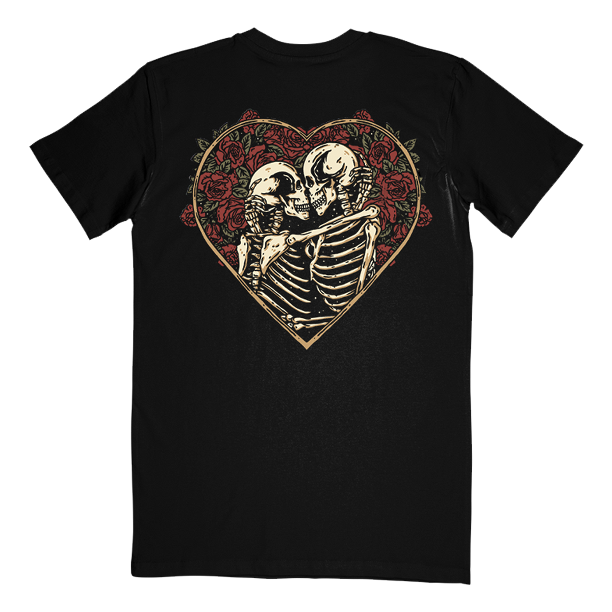 Melrose Avenue Skeleton Heart T Shirt Imprint Merch