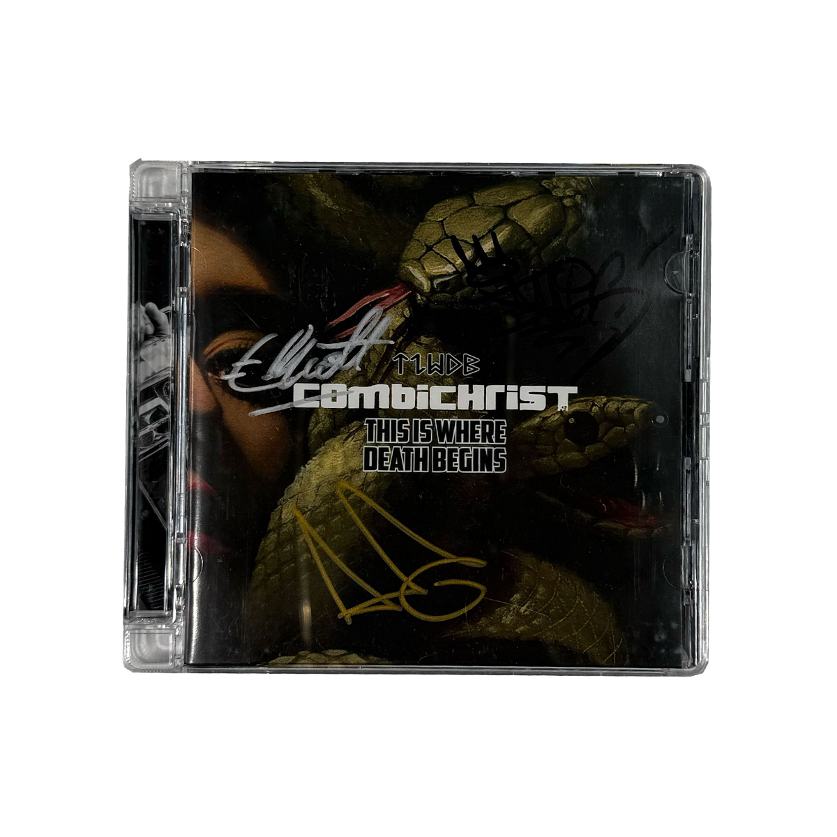 Combichrist - "This Is Where Death Begins" Signed CD – Imprint Merch
