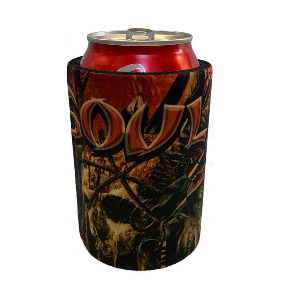 Soulfly - "Gas Mask" Stubby Cooler – Imprint Merch